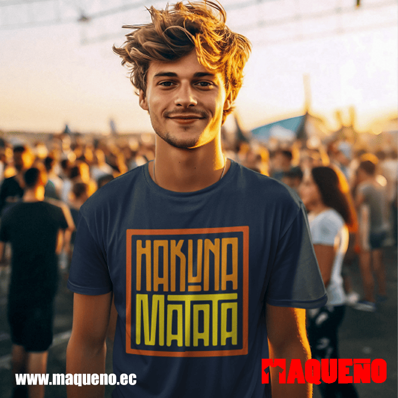 CAMISETA HAKUNA MATATA - MAQUEÑO