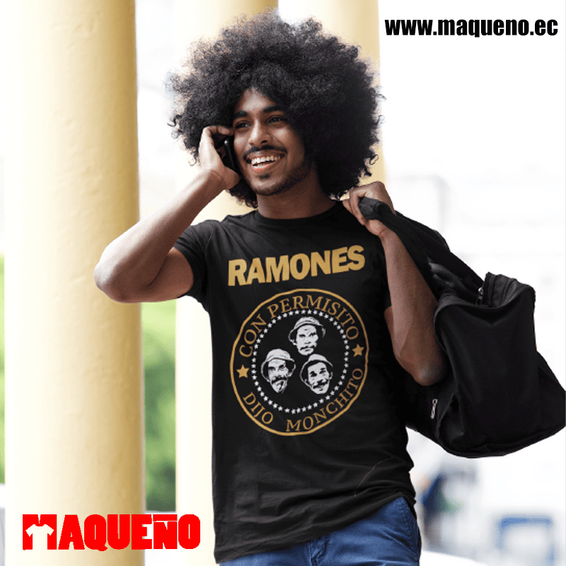 CAMISETA RAMONES - MAQUEÑO ECUADOR