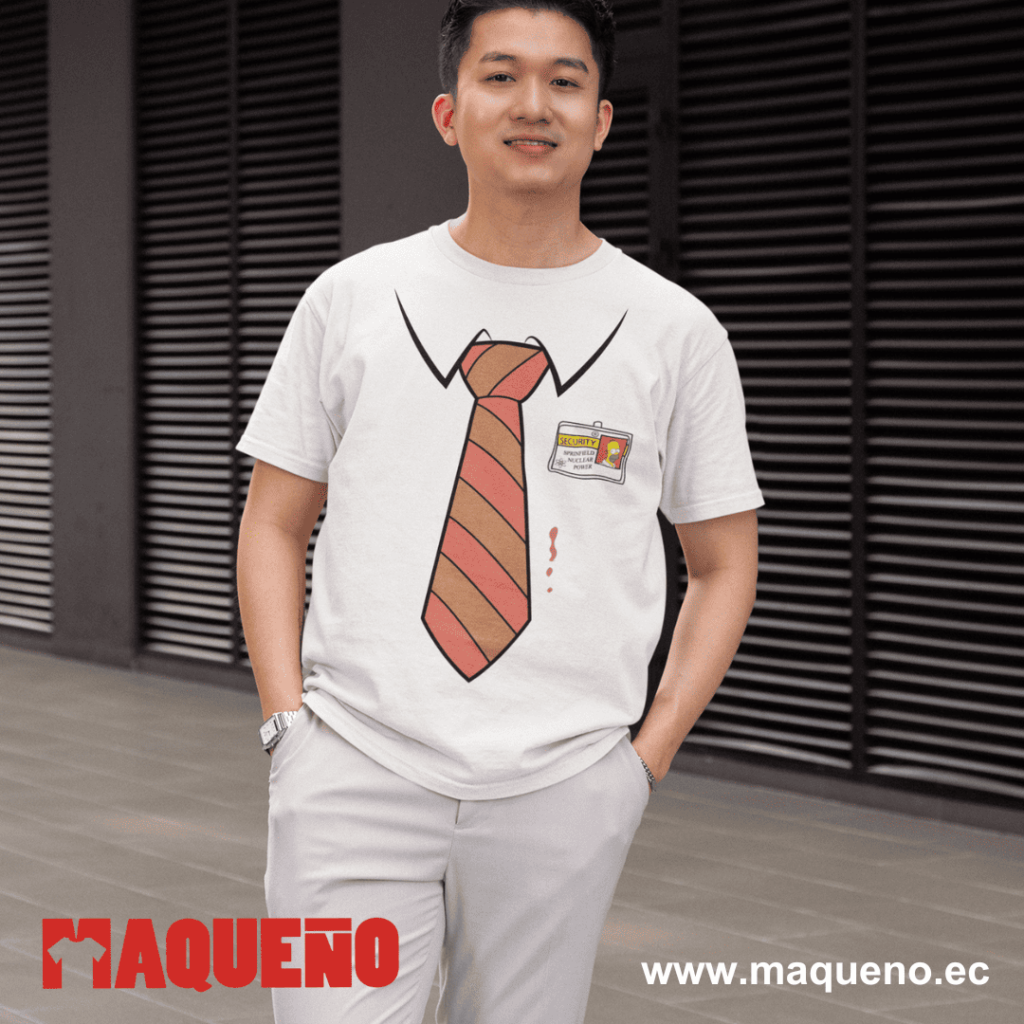 CAMISETA HOMERO CORBATA - MAQUEÑO ECUADOR